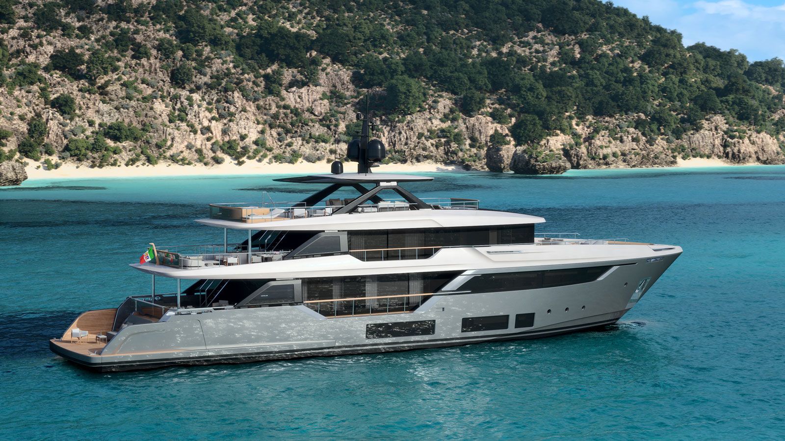 Custom Line reveals interior and exterior design details on board the ...